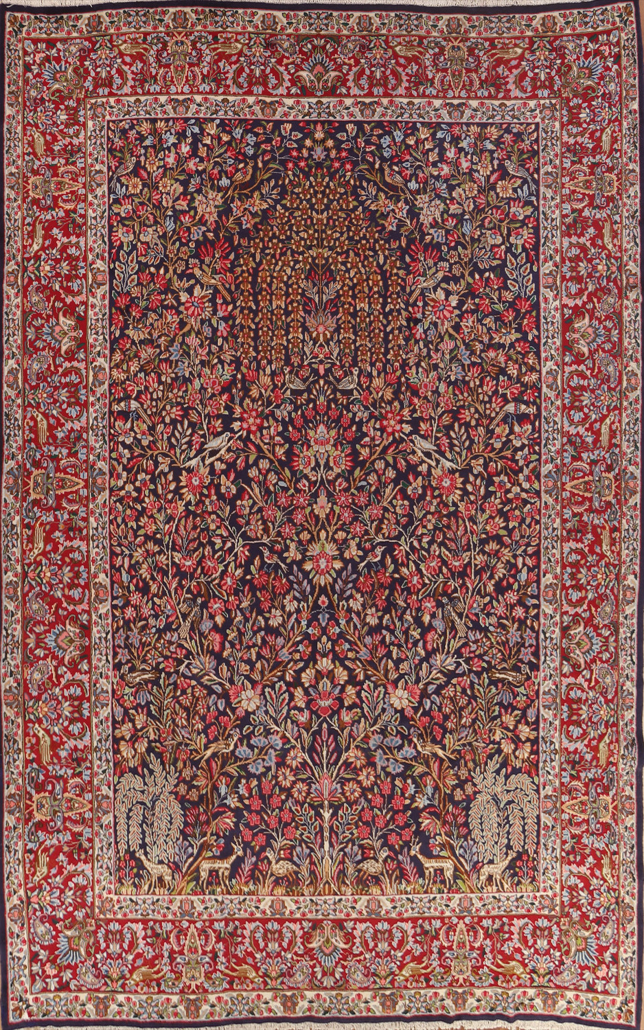 Tree Of Life Kerman Persian Large Area Rug 10x14