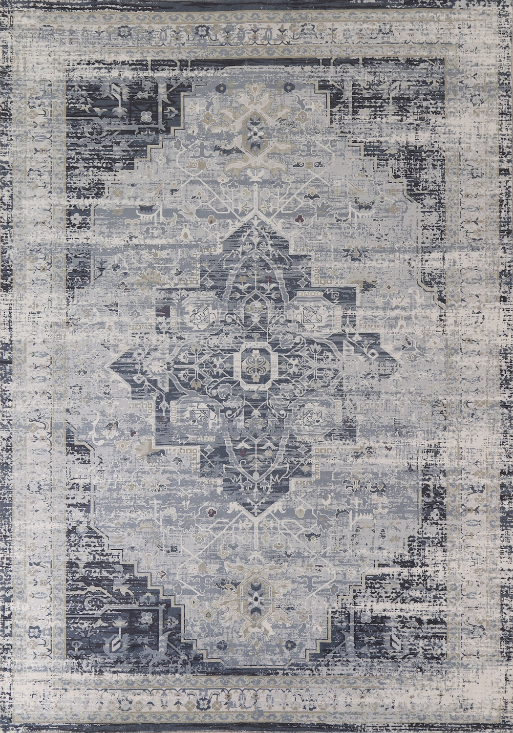 Printed Geometric Modern Rug