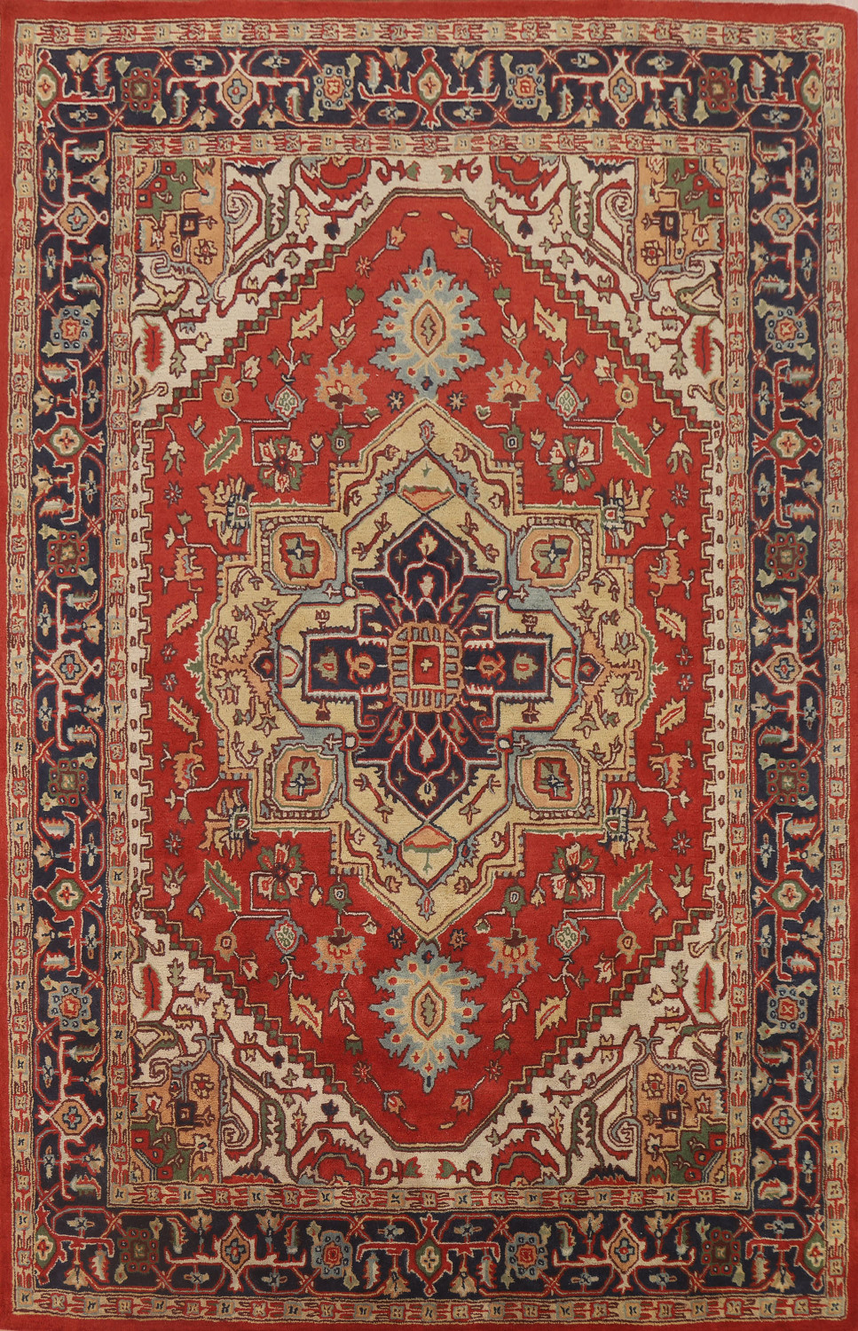 Heriz Geometric Hand Tufted Area Rugs