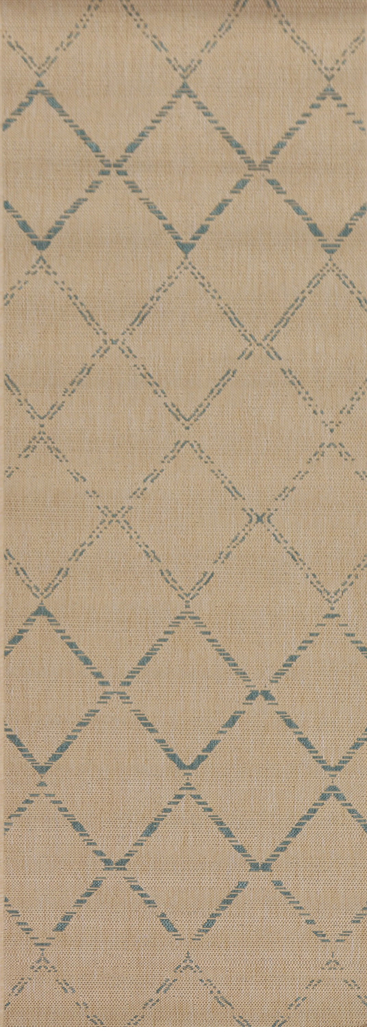 Outdoor Trellis Runner Rug 3x8