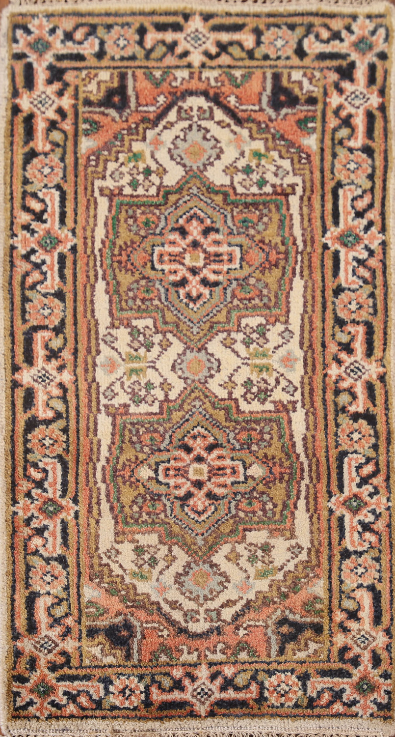 Wool Heriz Serapi Indo Handmade Rug 2x4