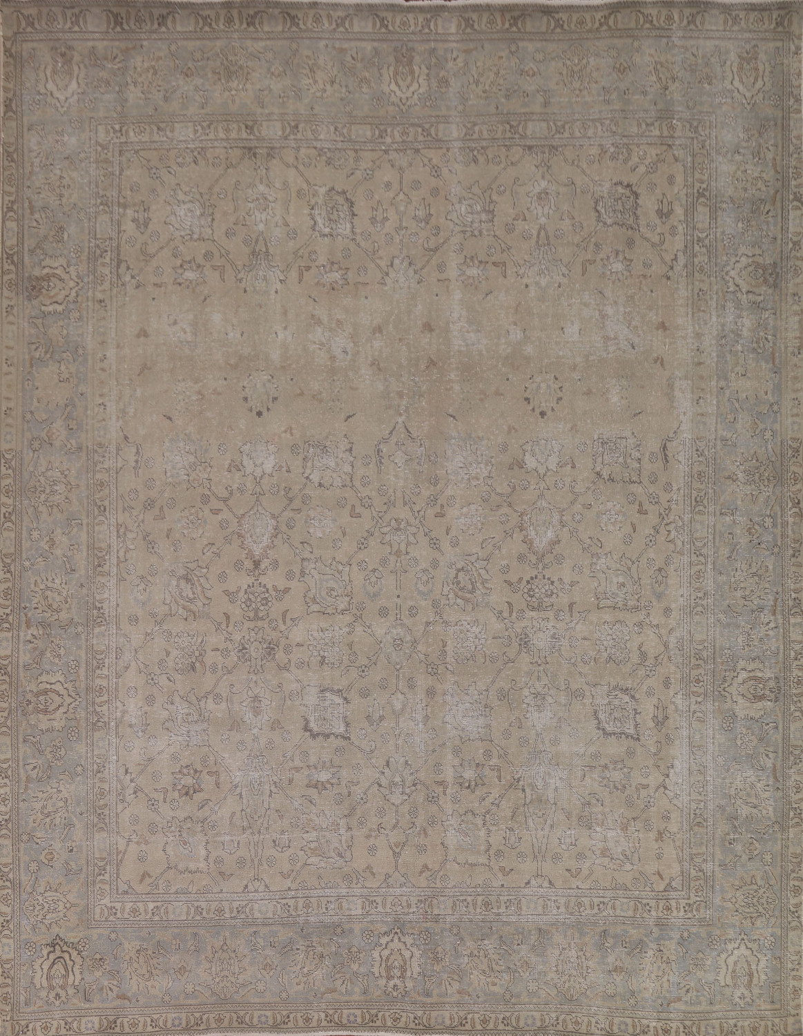 Square Tabriz Persian Area Rug 10x10