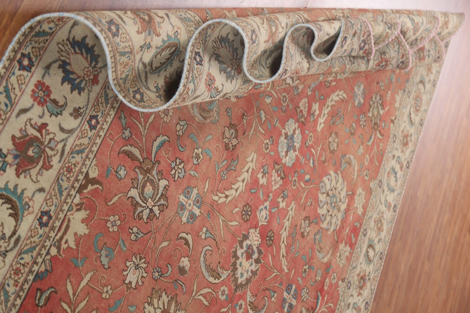 All-Over Floral Tabriz Persian Area Rug 8x10