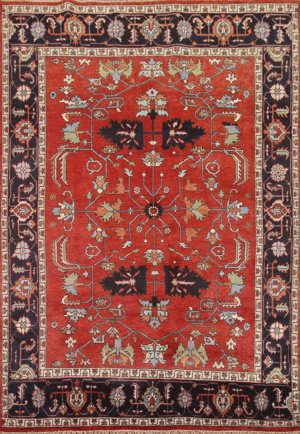 Red Heriz Serapi Oriental Area Rug 8x10