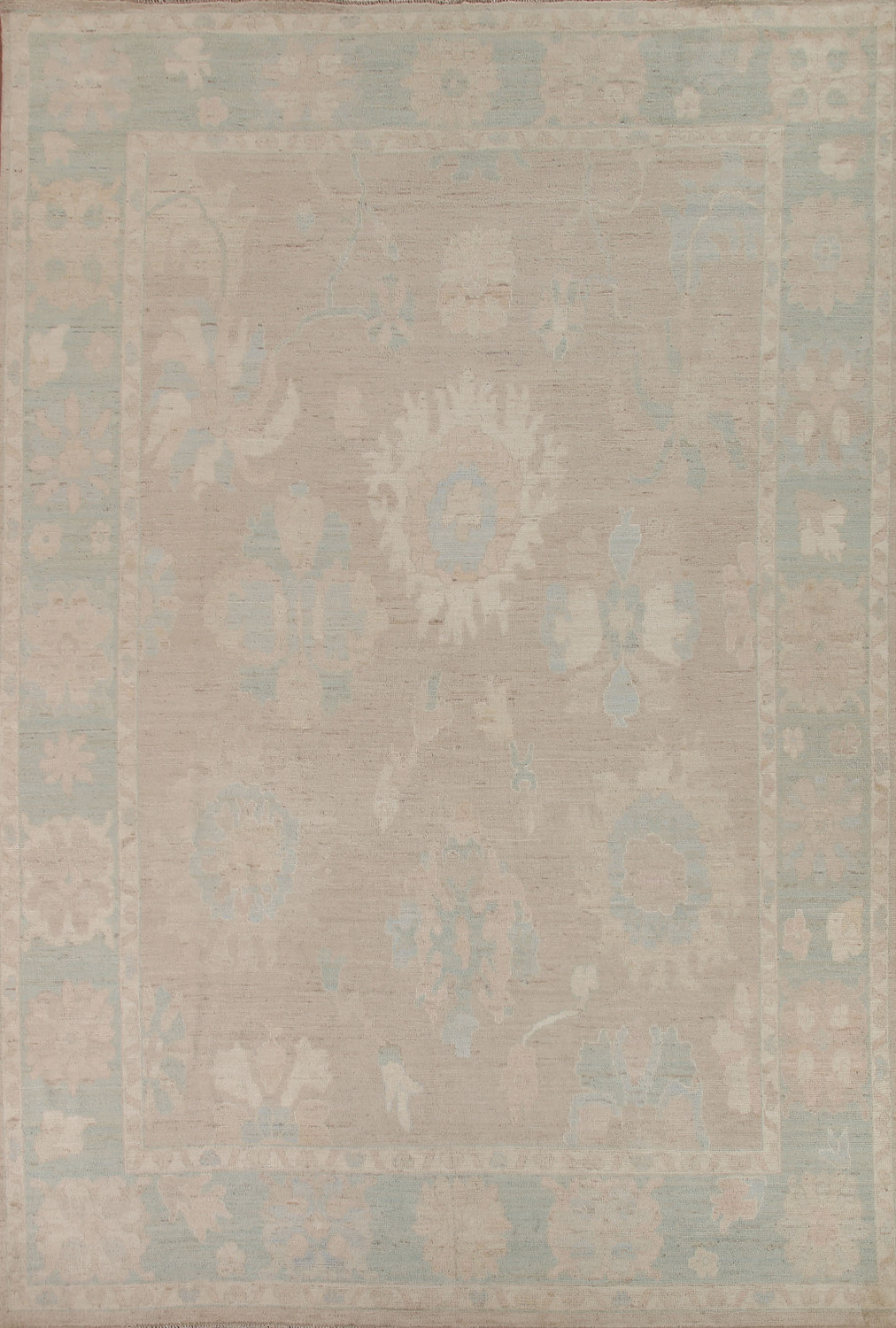 Vegetable Dye Oushak Oriental Area Rug 9x12