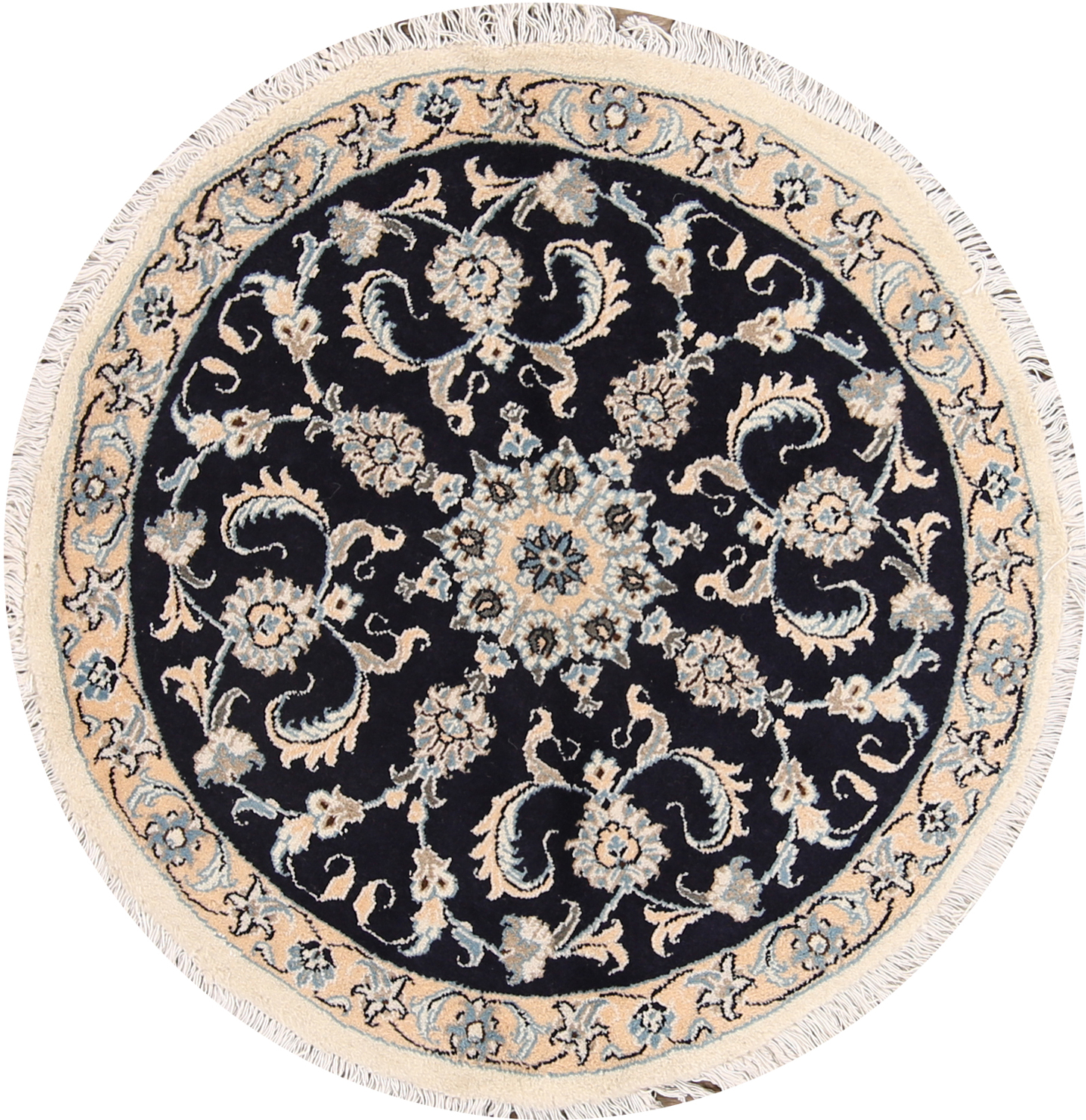5x5 Nain Isfahan Persian Area Rug