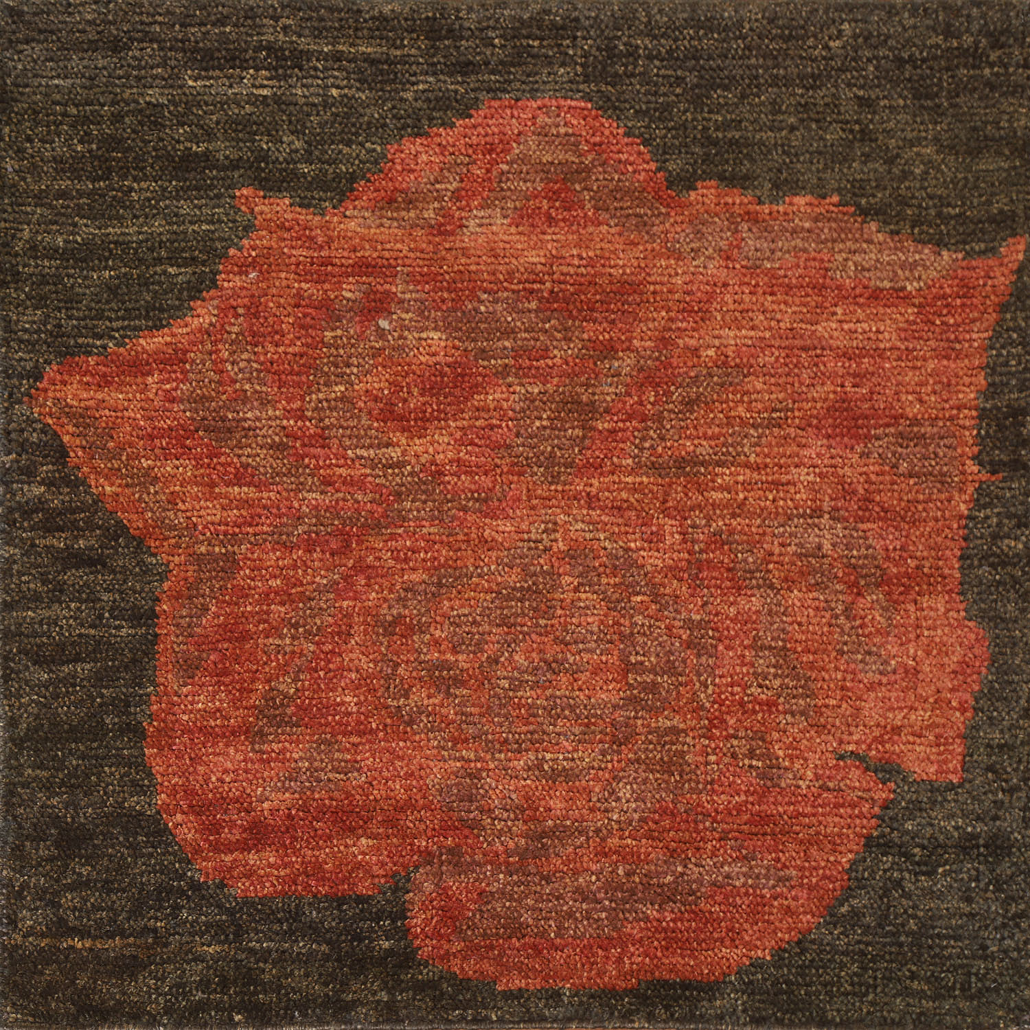 Handmade Moroccan Square Area Rug 4x4