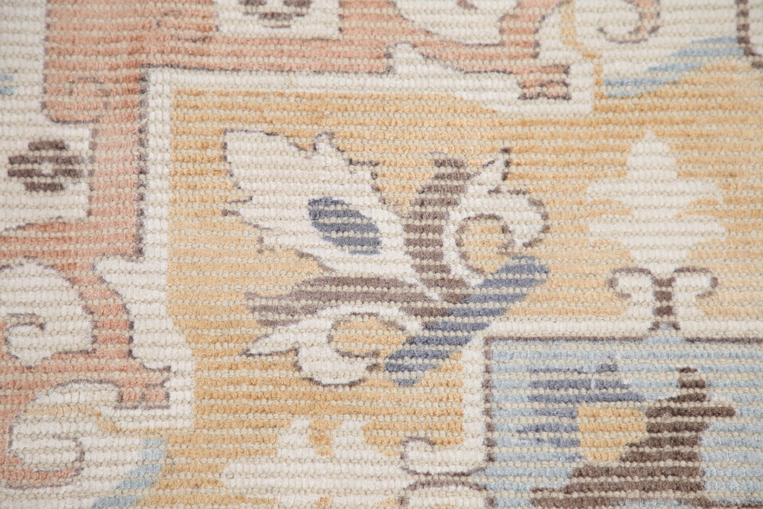 Light Blue Heriz Serapi Distressed Area Rug 8x10