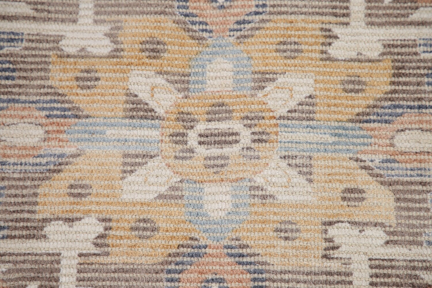 Light Blue Heriz Serapi Distressed Area Rug 8x10