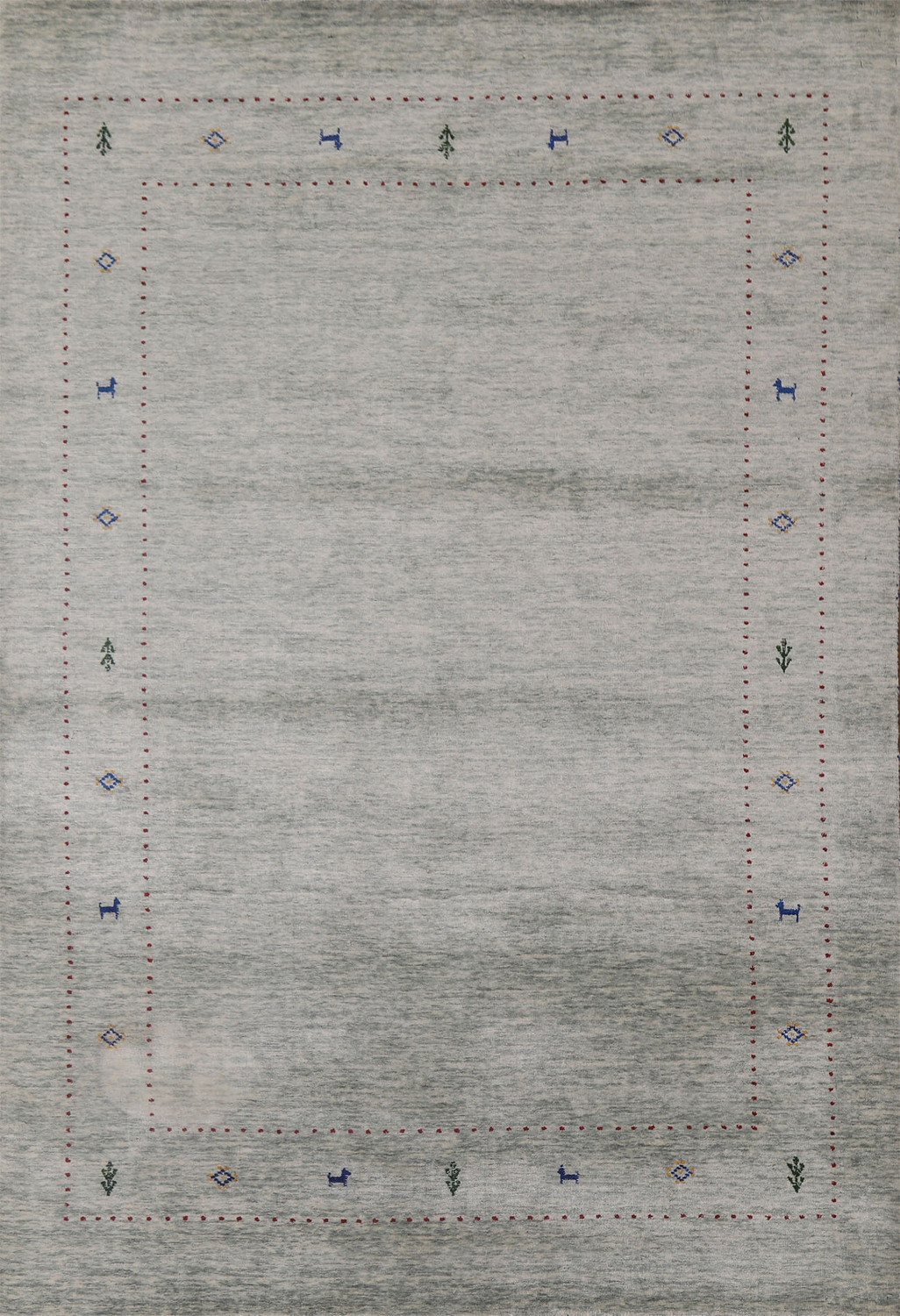 Handmade Wool Gabbeh Oriental Area Rug 6x8