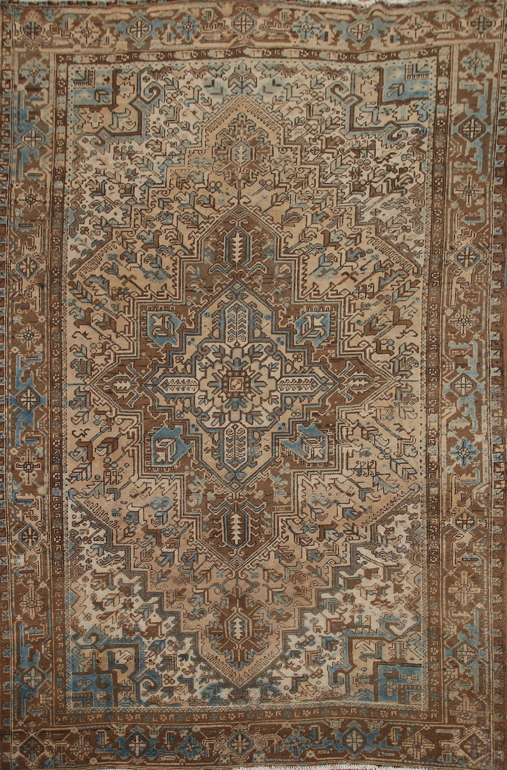 Geometric Heriz Persian Area Rug 8x10