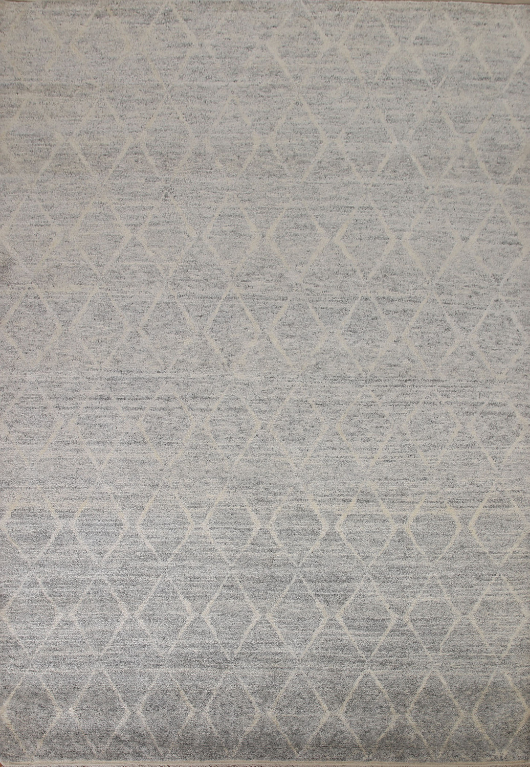 Gray/ Ivory Moroccan Oriental Area Rug 8x10