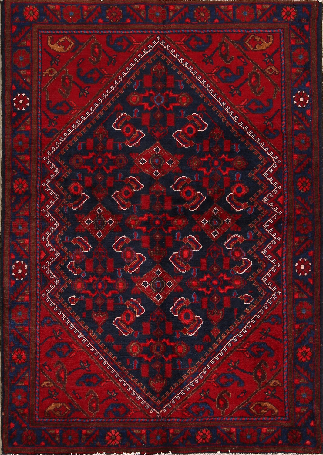 4x6 Hamedan Persian Area Rug