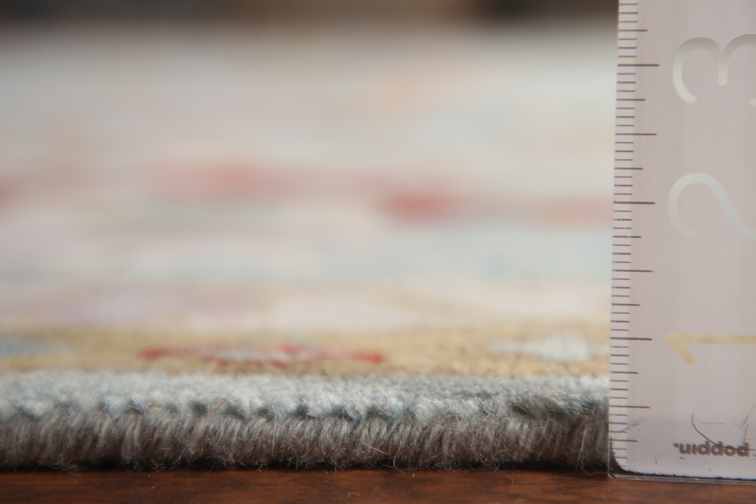 Light Blue Oushak Large Oriental Rug 12x16