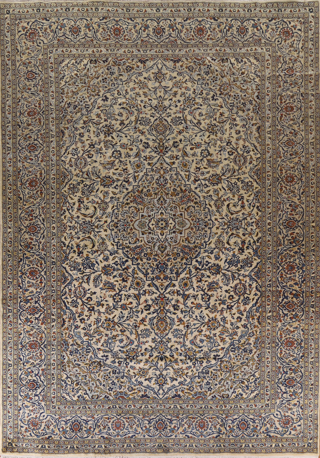 Traditional Kashan Persian Area Rug 10x13