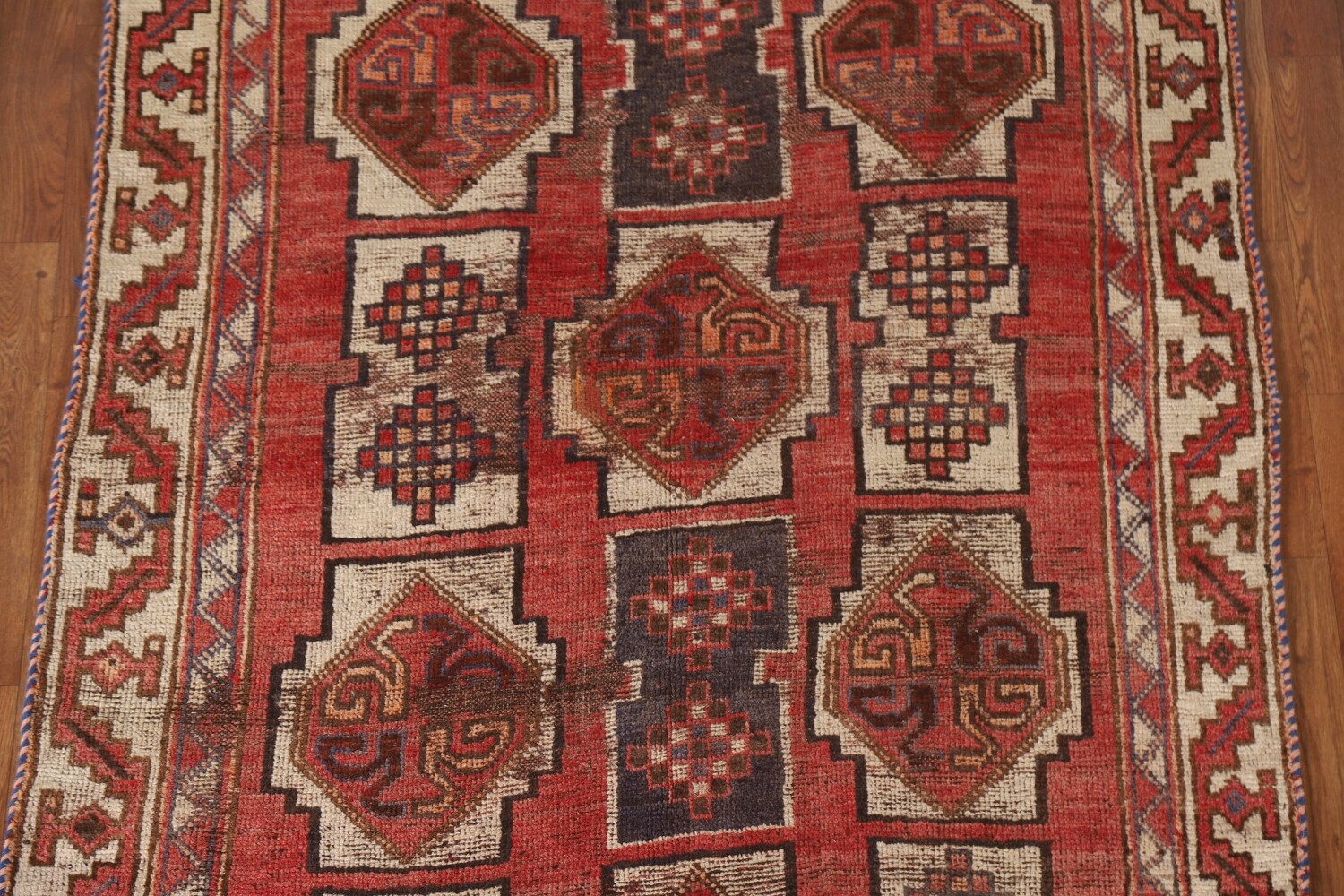Antique Wool Lori Persian Rug 4x7