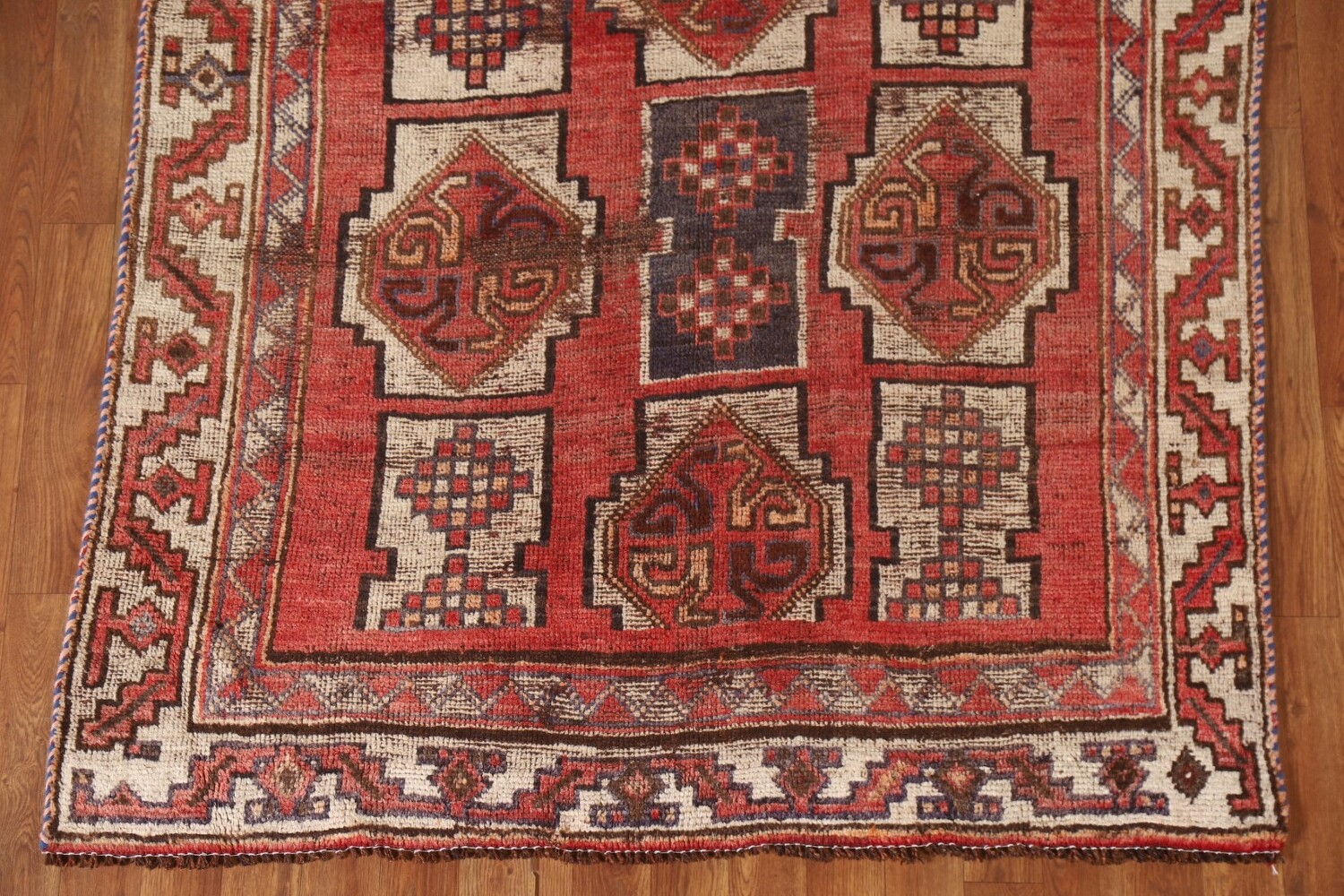 Antique Wool Lori Persian Rug 4x7