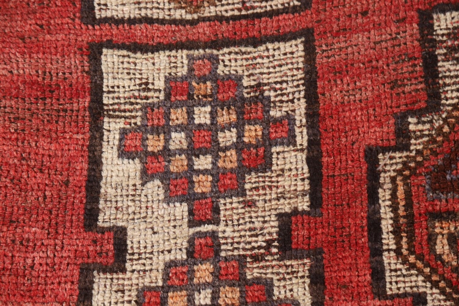Antique Wool Lori Persian Rug 4x7