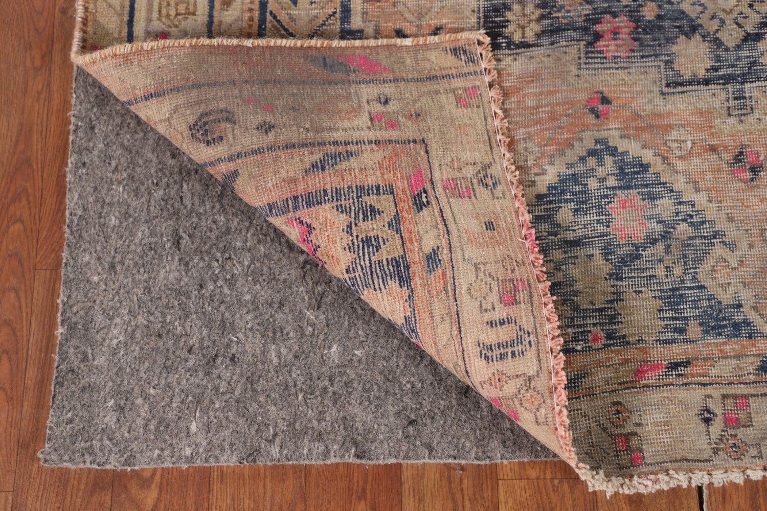 Distressed Tribal Sirjan Persian Rug 4x5
