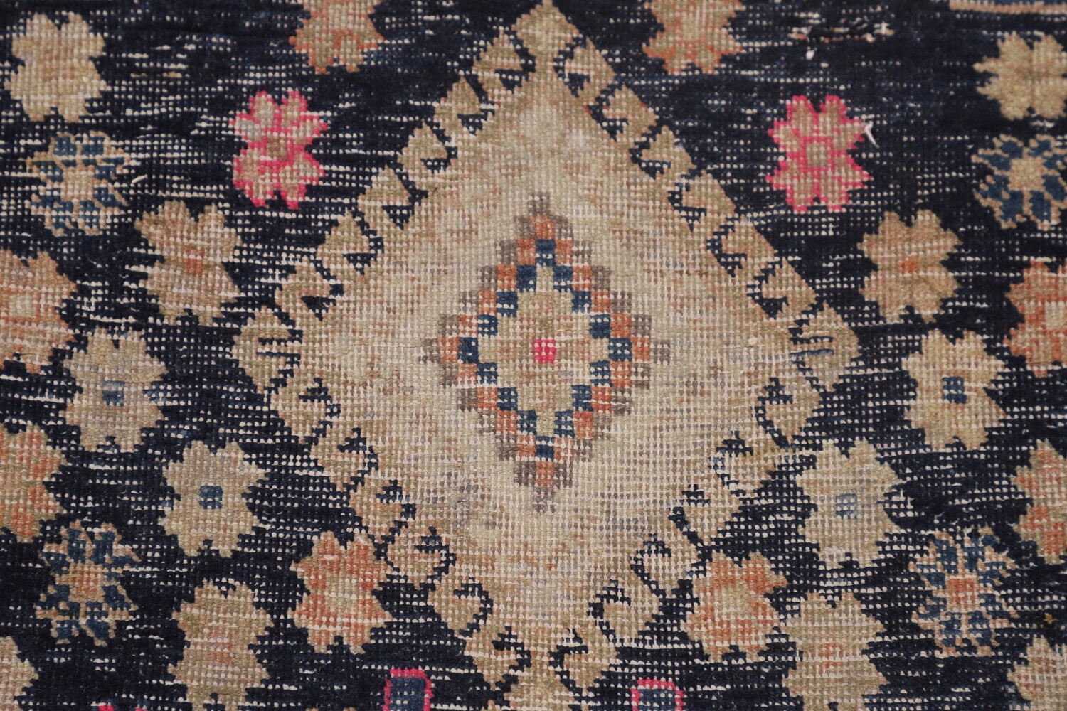 Distressed Tribal Sirjan Persian Rug 4x5