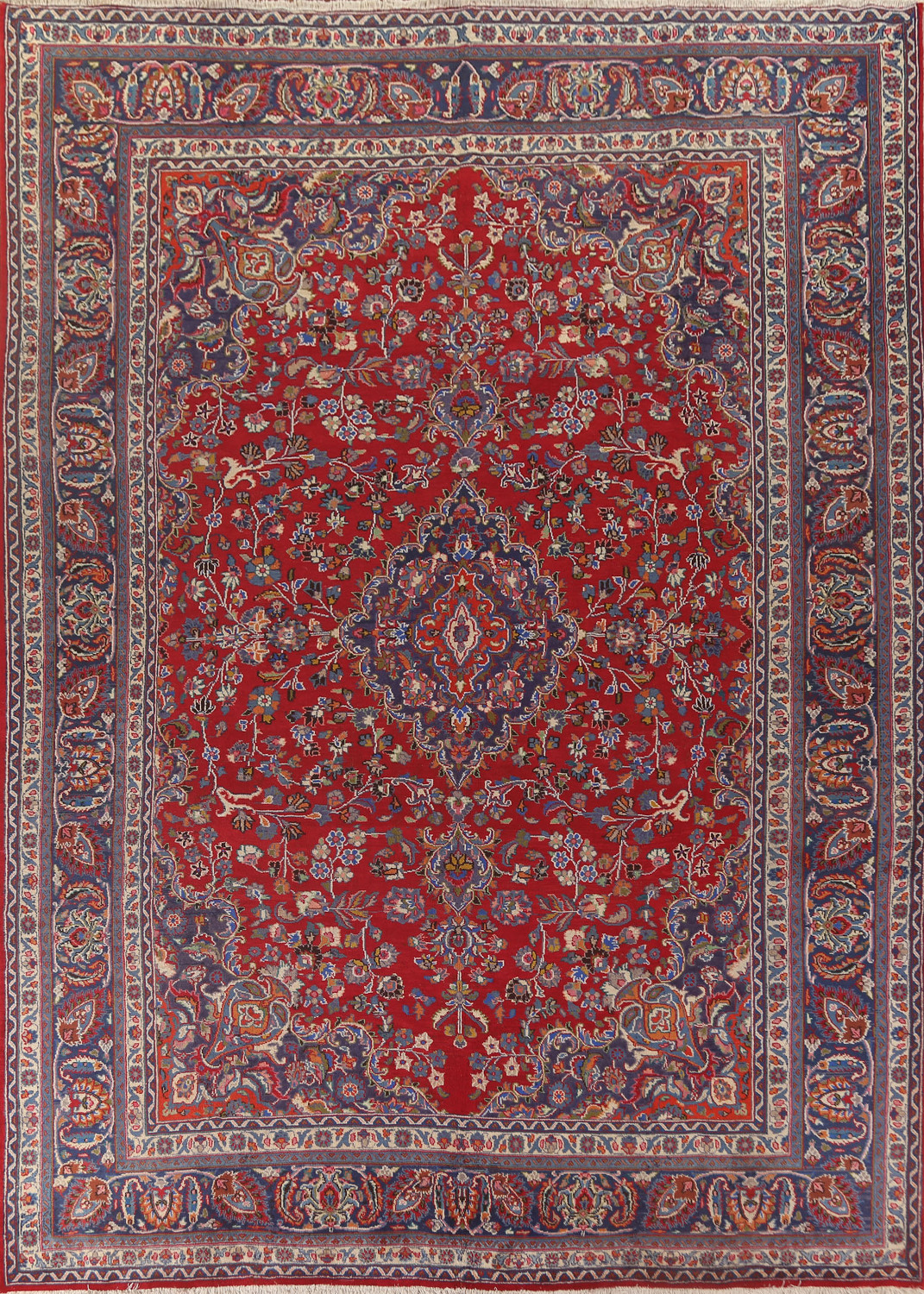 Traditional Mashad Persian Area Rug 10x13