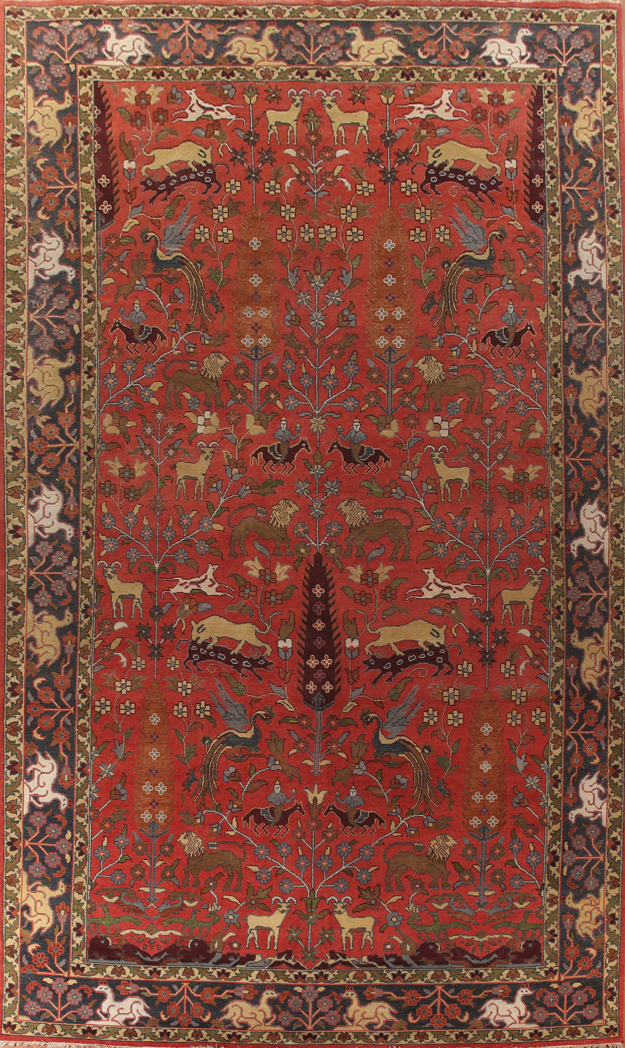 Animals Hunting Design Ziegler Oriental Rug 12x20