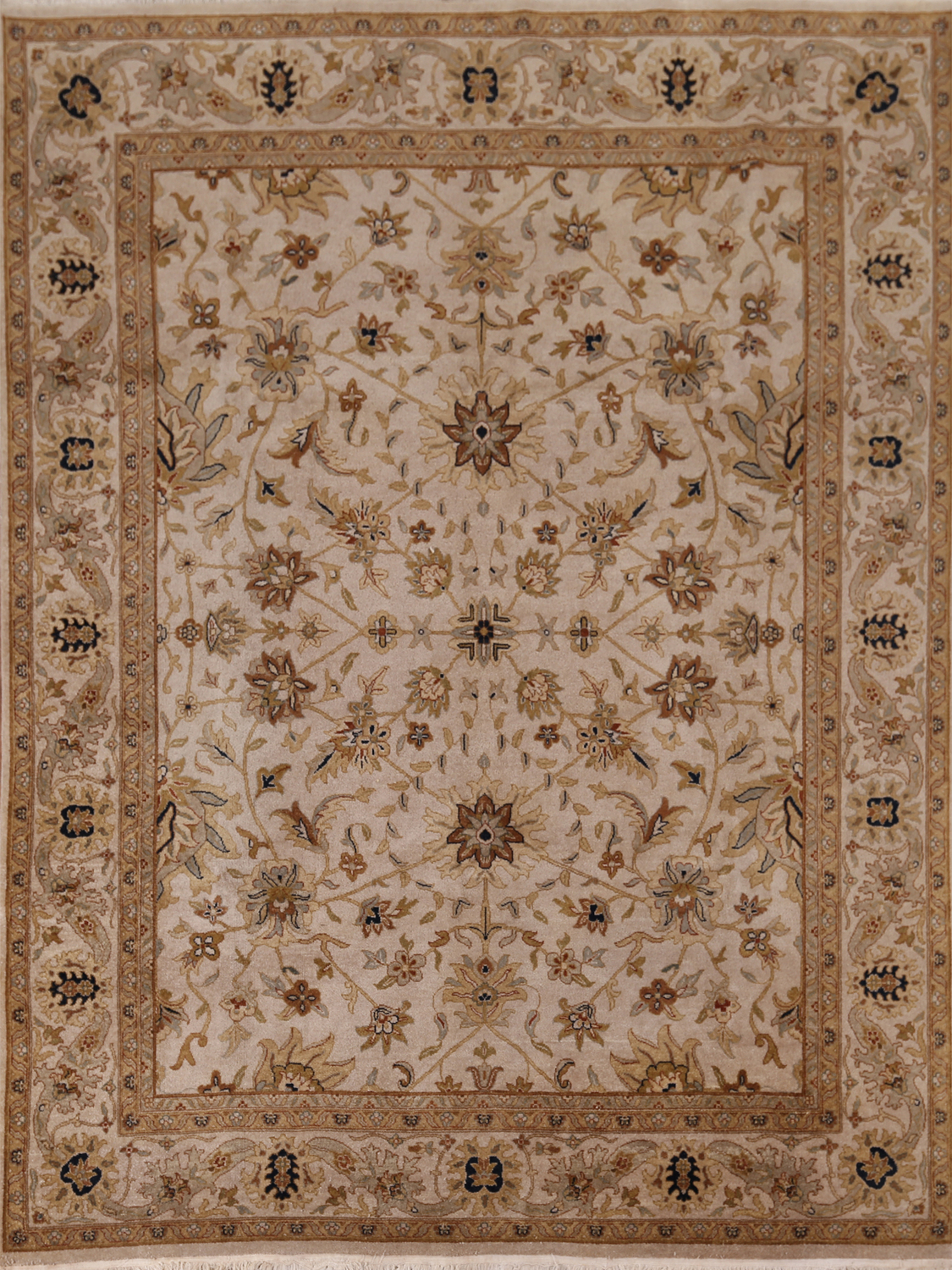 Handmade Floral Peshawar Oriental Area Rug 8x10