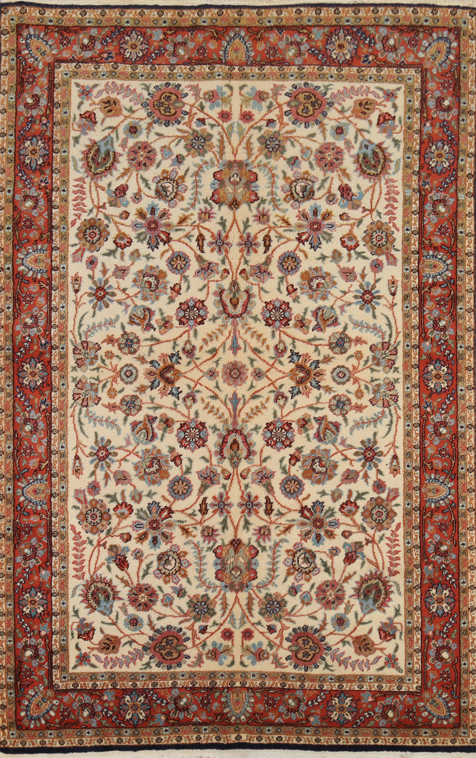 Handmade Wool Isfahan Persian Area Rug 7x10