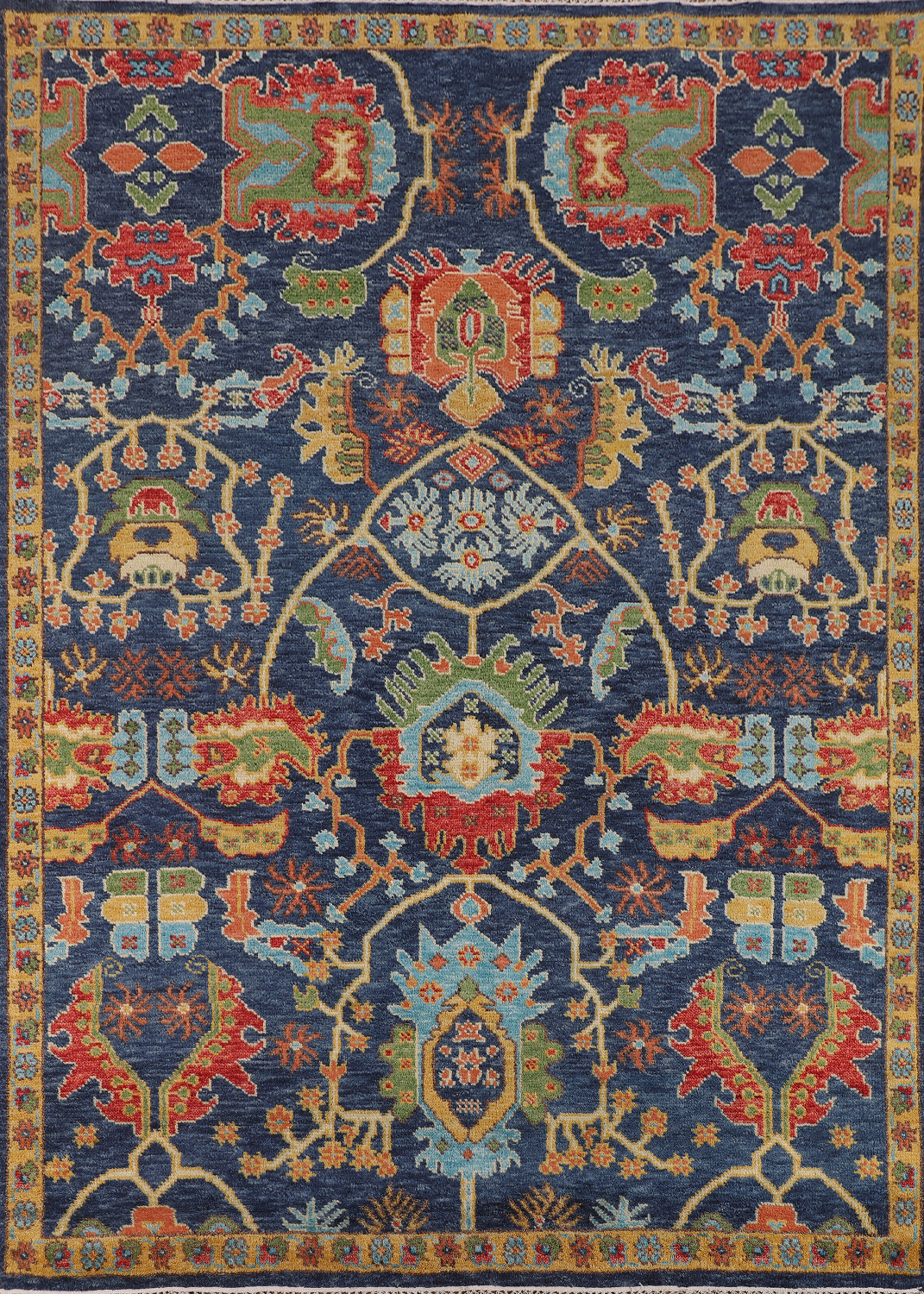 Handmade Wool Oushak Indian Area Rug 8x10