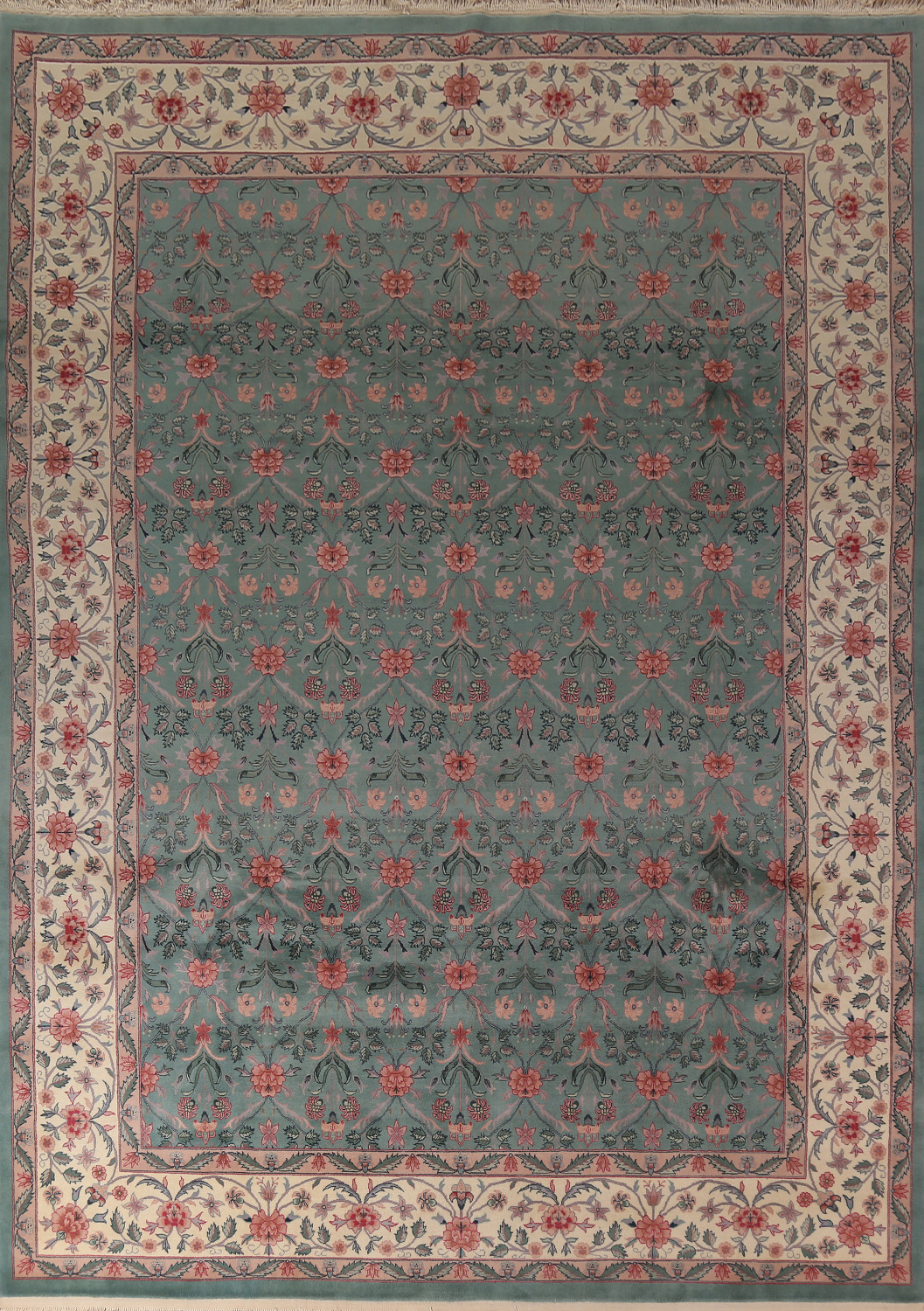 Vegetable Dye Aubusson Chinese Area Rug 9x12