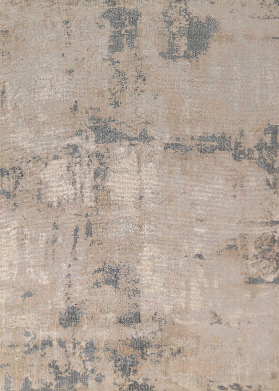 Earth Tone Wool Abstract Contemporary Rug 5x7