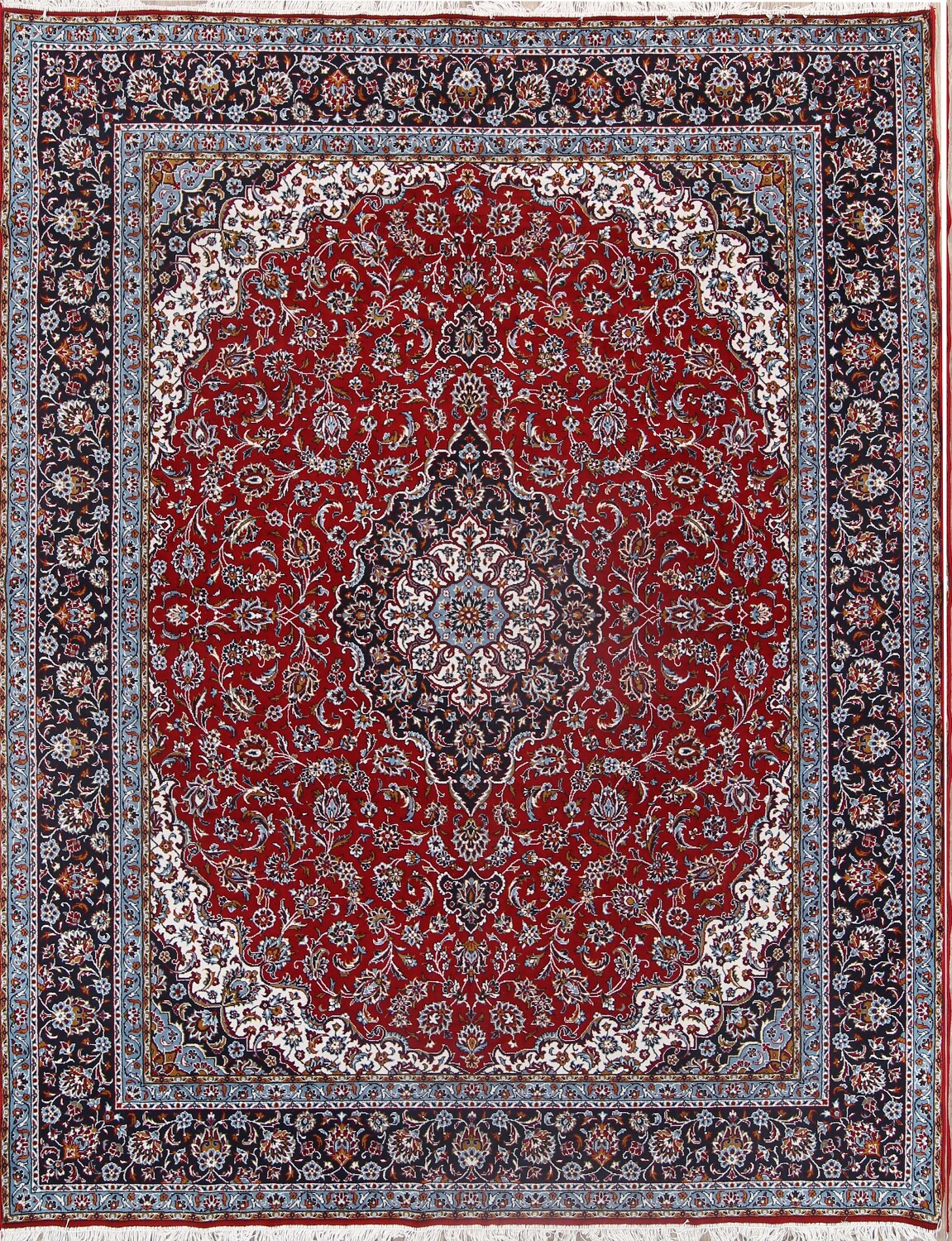 Soft Plush 10x13 Isfahan Machine Made Persian Area Rug