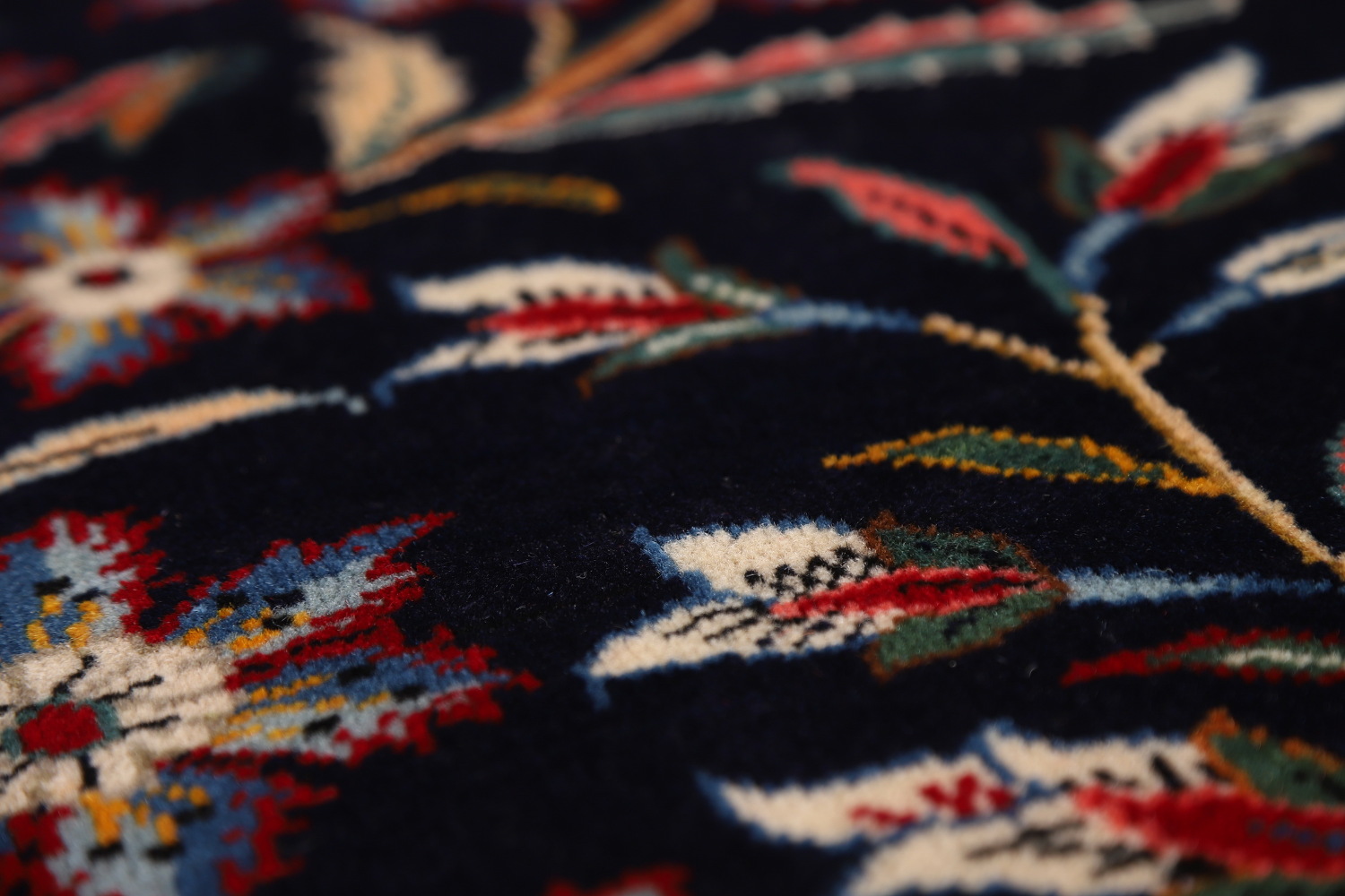 Vegetable Dye Animals Kashan Signed Persian Area Rug 10x13