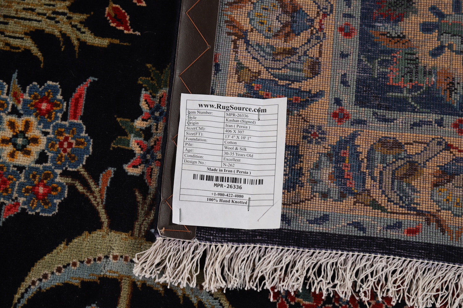 Vegetable Dye Animals Kashan Signed Persian Area Rug 10x13