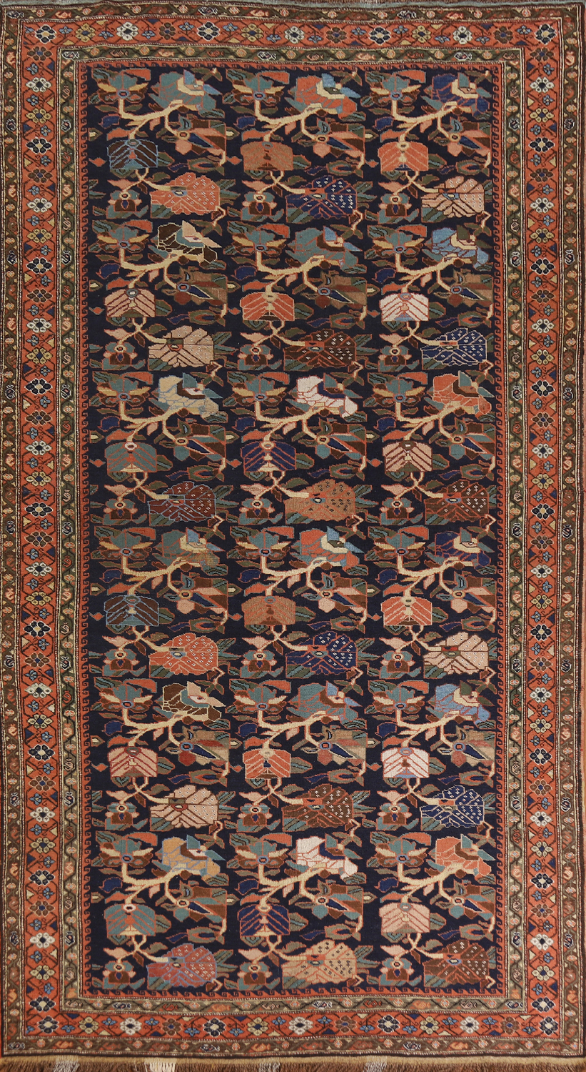 Antique Vegetable Dye Sirjan Persian Area Rug 6x11