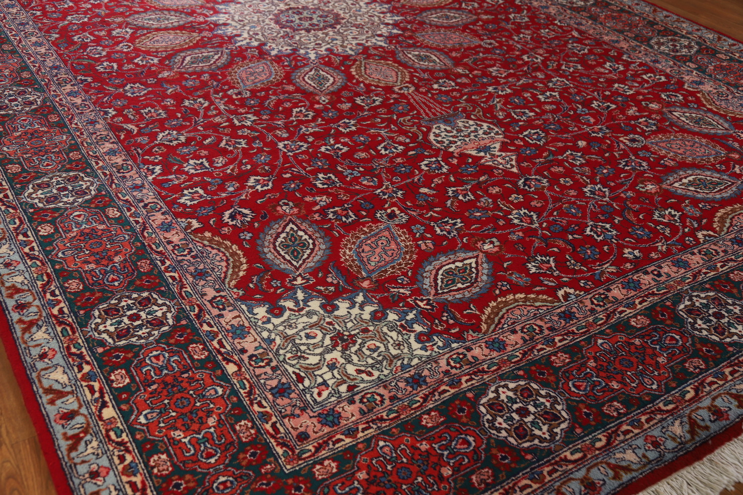 Handmade Red Wool Tabriz Persian Large Rug 10x16