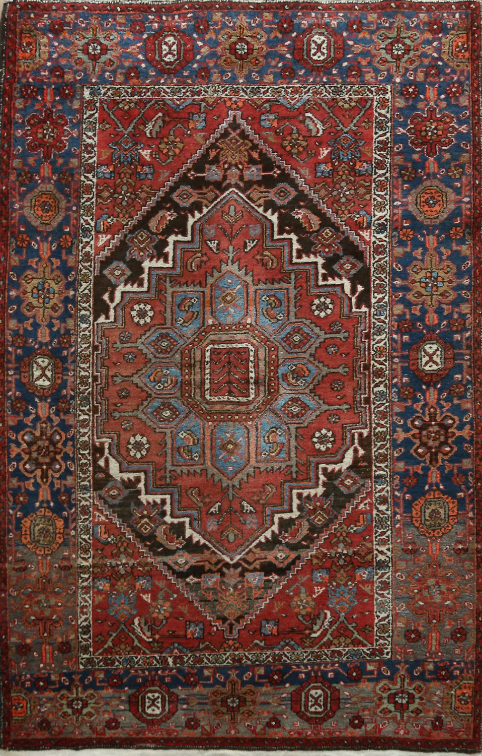 Geometric Sirjan Persian Accent Rug 3x5