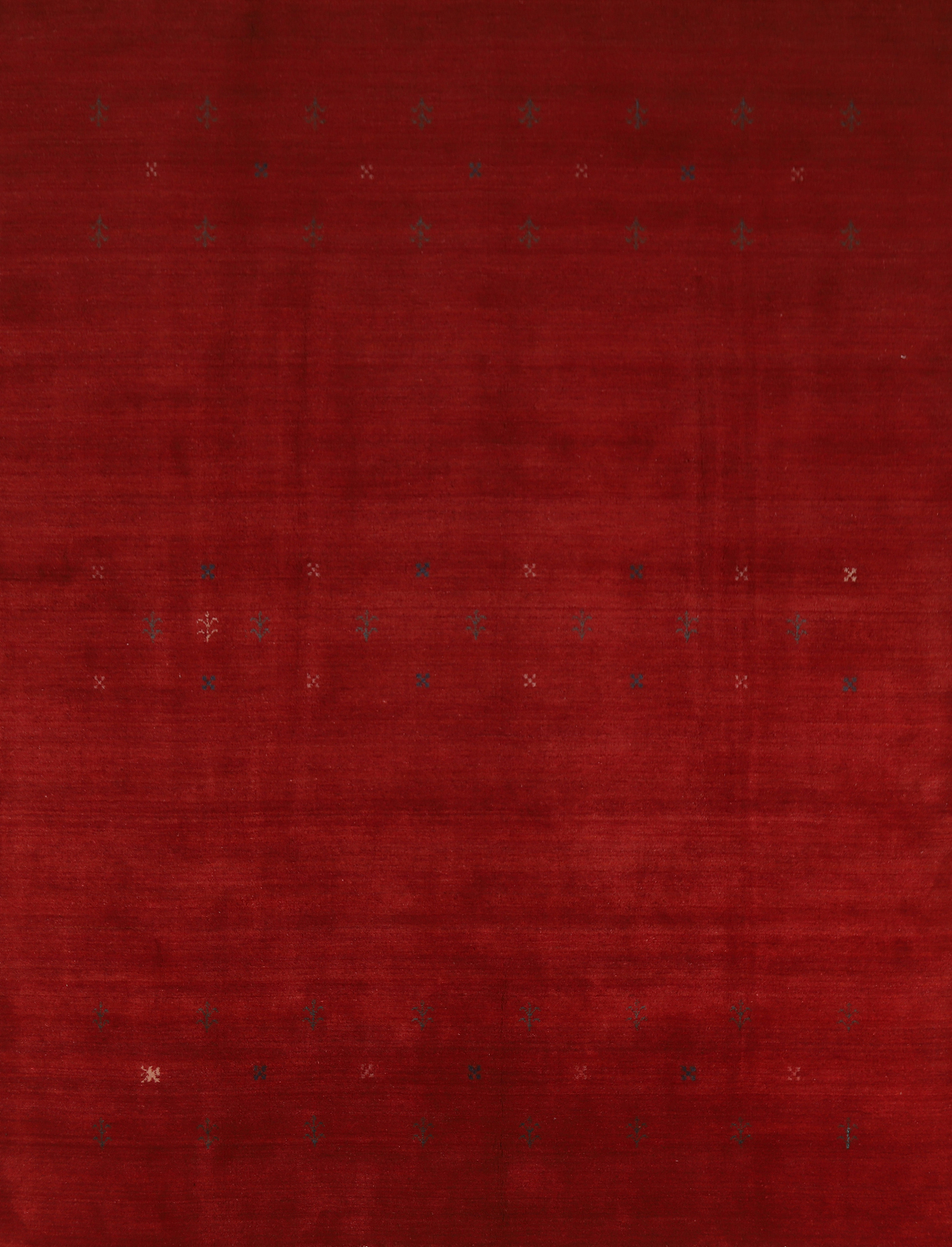 Tribal Red Wool Gabbeh Indian Area Rug 8x10