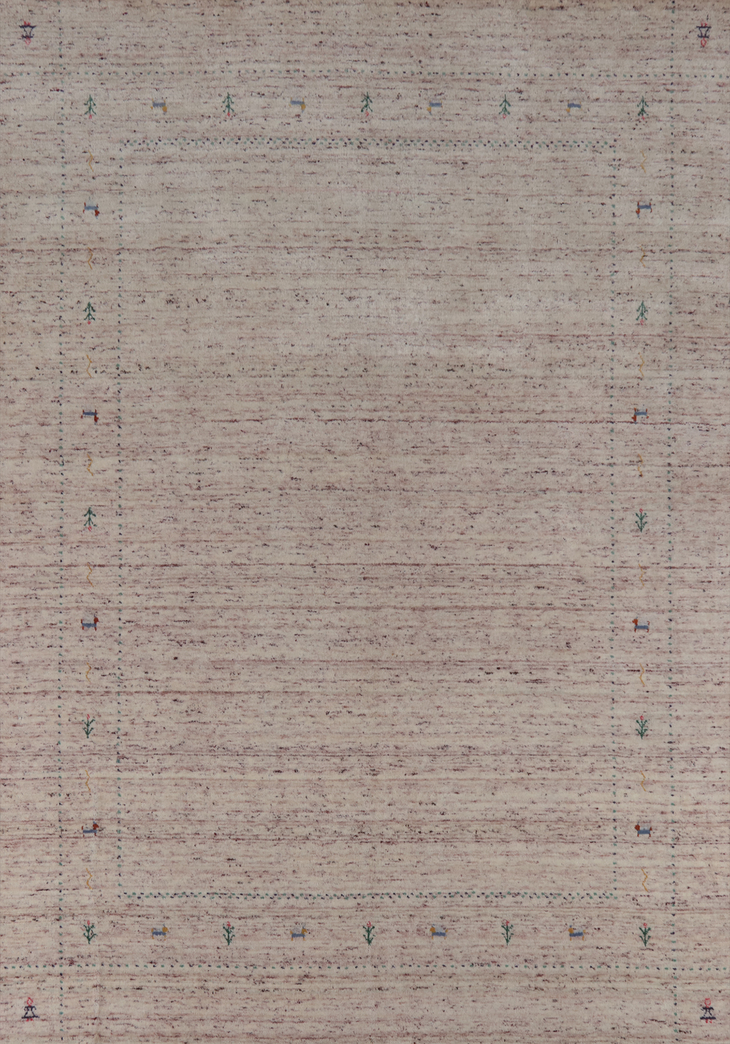 Tribal Wool Gabbeh Indian Area Rug 8x10