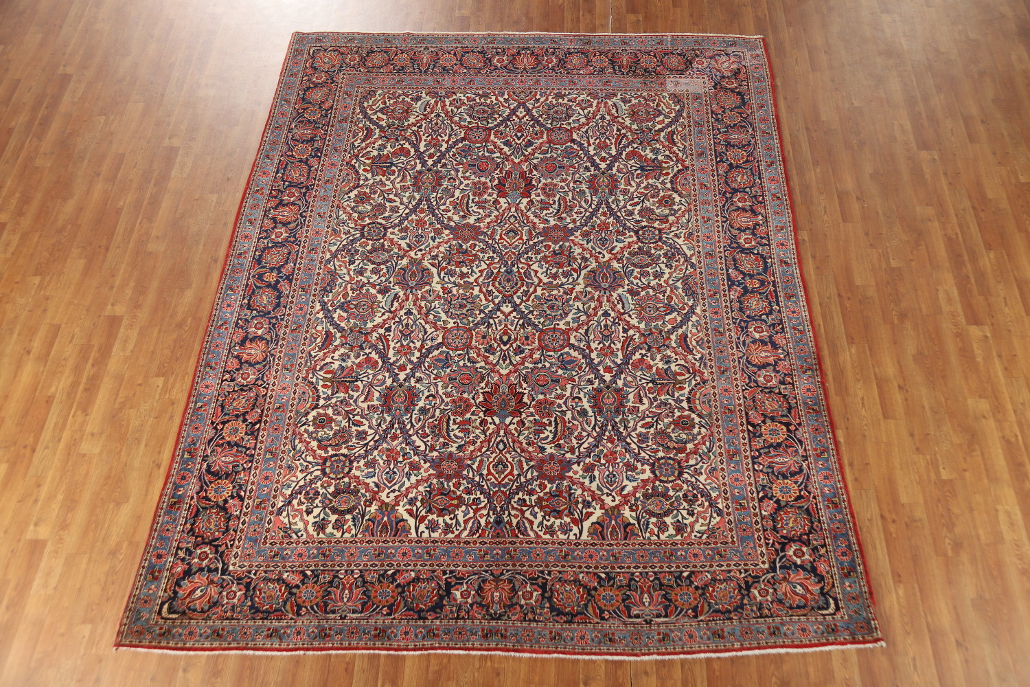 Antique Vegetable Dye Kashan Persian Area Rug 8x10