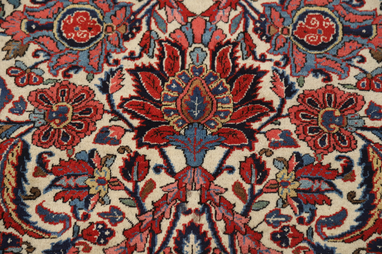 Antique Vegetable Dye Kashan Persian Area Rug 8x10