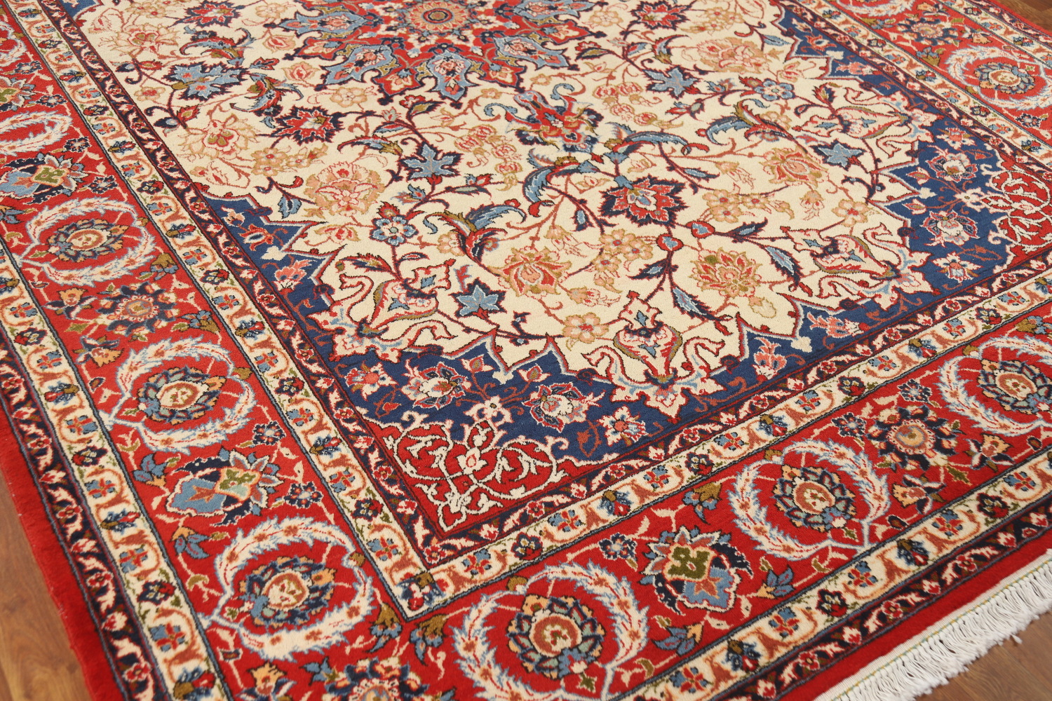 Handmade Wool Isfahan Persian Area Rug 7x10