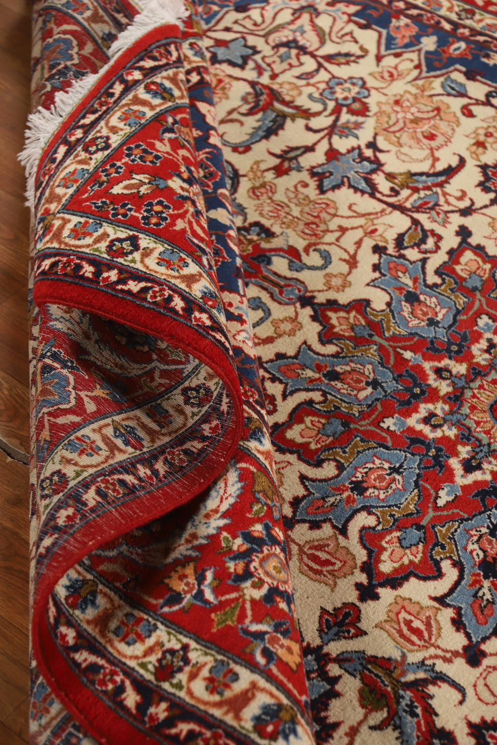 Handmade Wool Isfahan Persian Area Rug 7x10