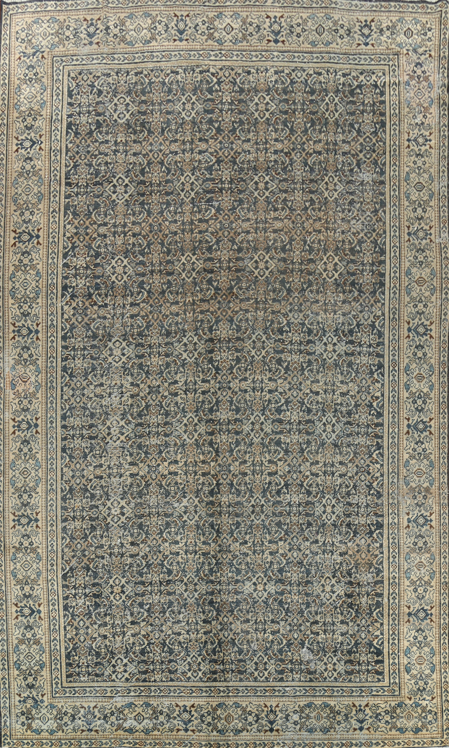 Antique Blue Malayer Persian Large Rug 11x17