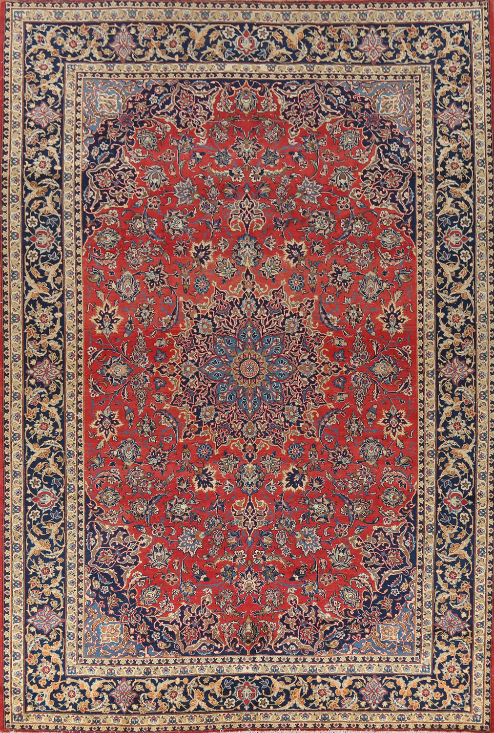 Traditional Floral Najafabad Persian Large Rug 10x15