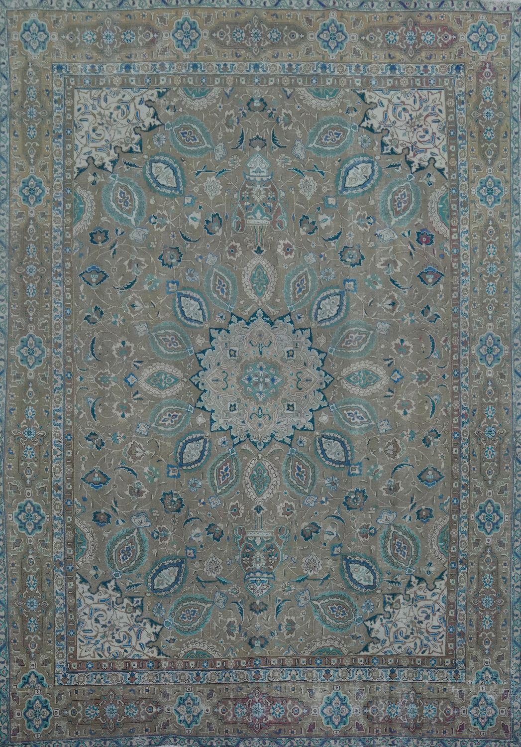 Traditional Wool Tabriz Persian Area Rug 10x13