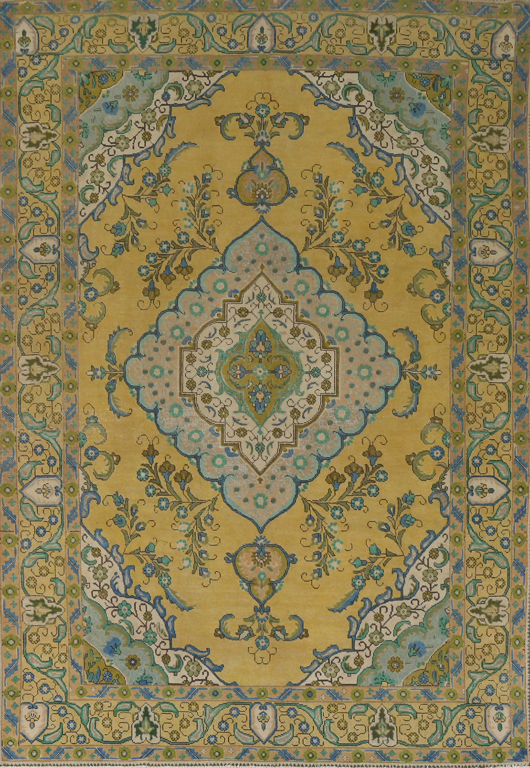 Traditional Wool Tabriz Persian Area Rug 8x11