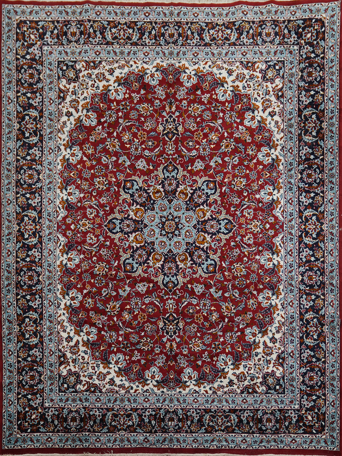 Traditional Mashad Turkish Area Rug 10x12