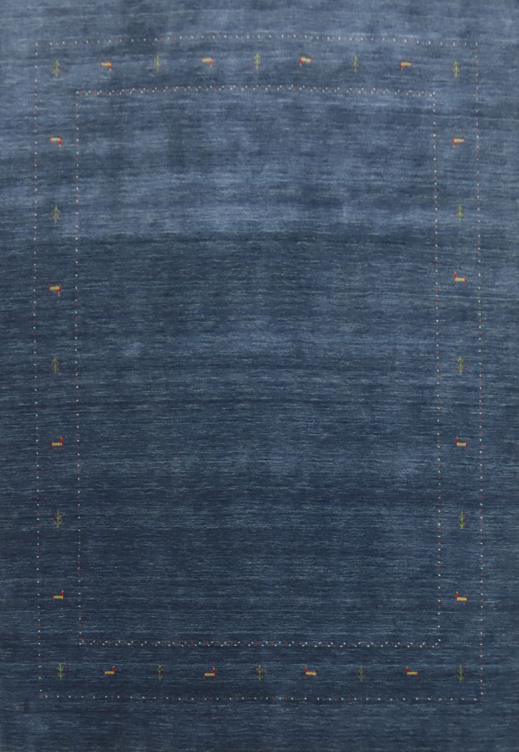 Tribal Blue Gabbeh Oriental Area Rug 8x10