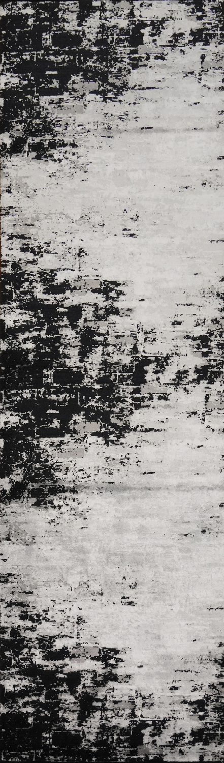 Modern Black and White Pattern Rug for Elegant Spaces